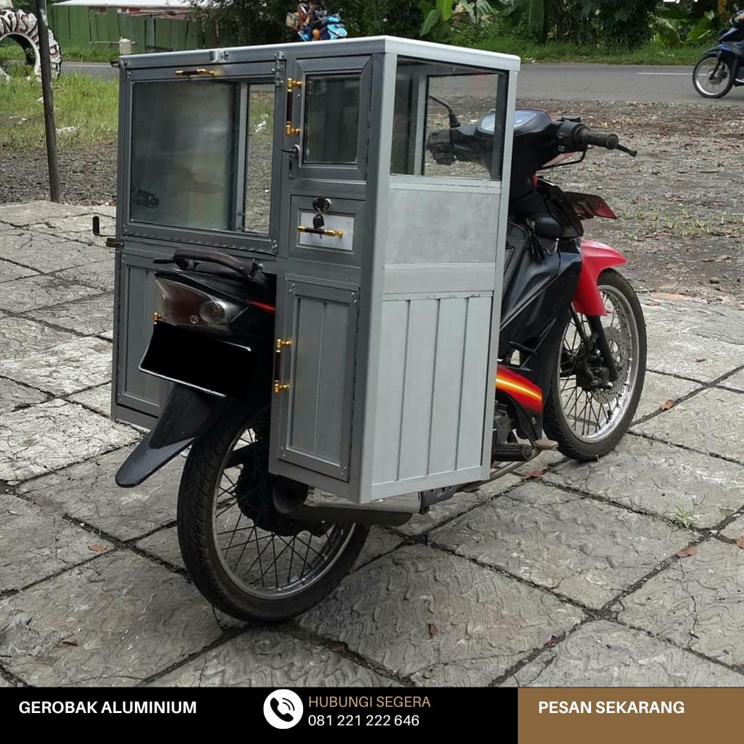 Gerobak Motor Alumunium | Alumunium Kaca Jogja 081221222646