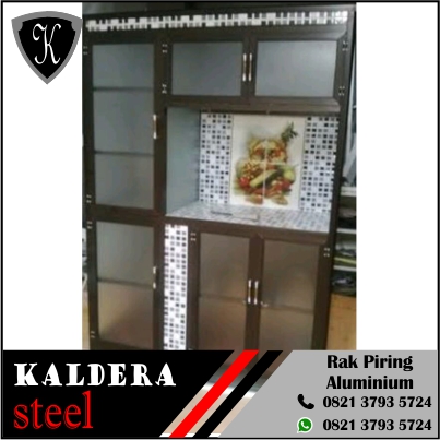 Rak Piring Custom | Kitchen Set Aluminium Jogja 081221222646