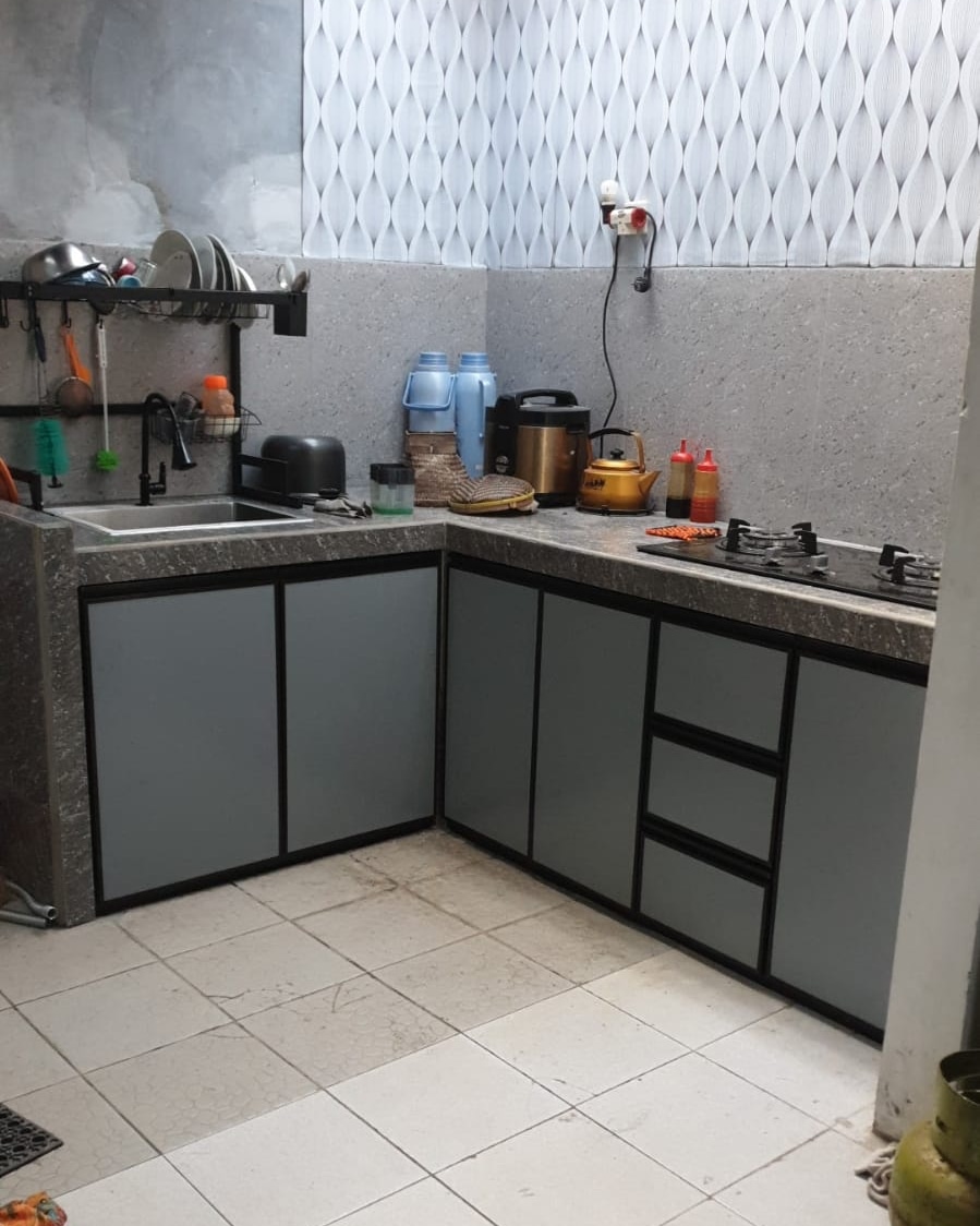 Kitchen set Aluminium Cilacap | Jasa Bikin Kitchen set Aluminium Murah